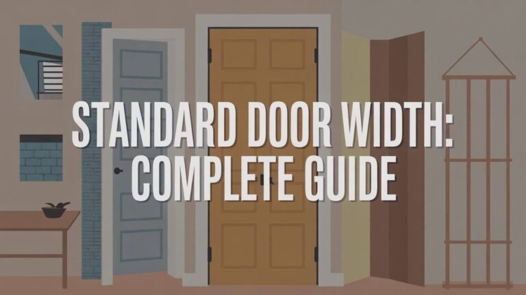 Standard Door Width: Complete Guide - Home Briefings