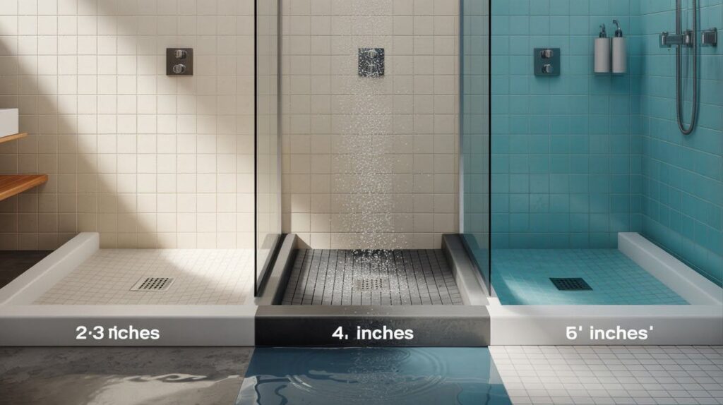 Shower Curb Height: Standard Measurements Explained - Home Briefings