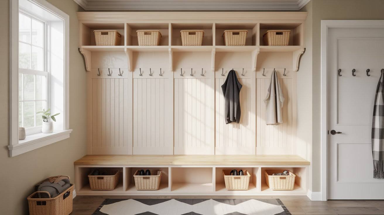 Mudroom Bench Dimensions: Complete Size Guide - Home Briefings