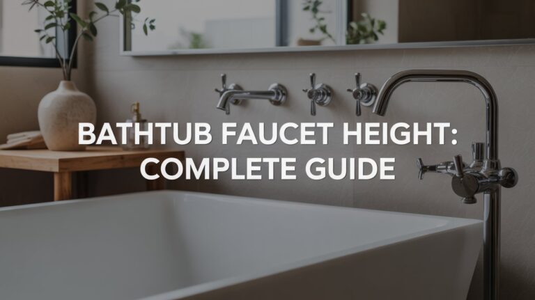Bathtub Faucet Height: Complete Guide - Home Briefings